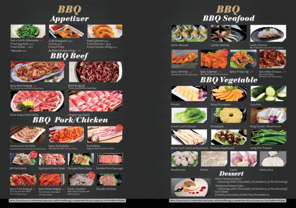 88 Korean BBQ and Hot Pot - Asian Fusion Restaurant | Online Order ...