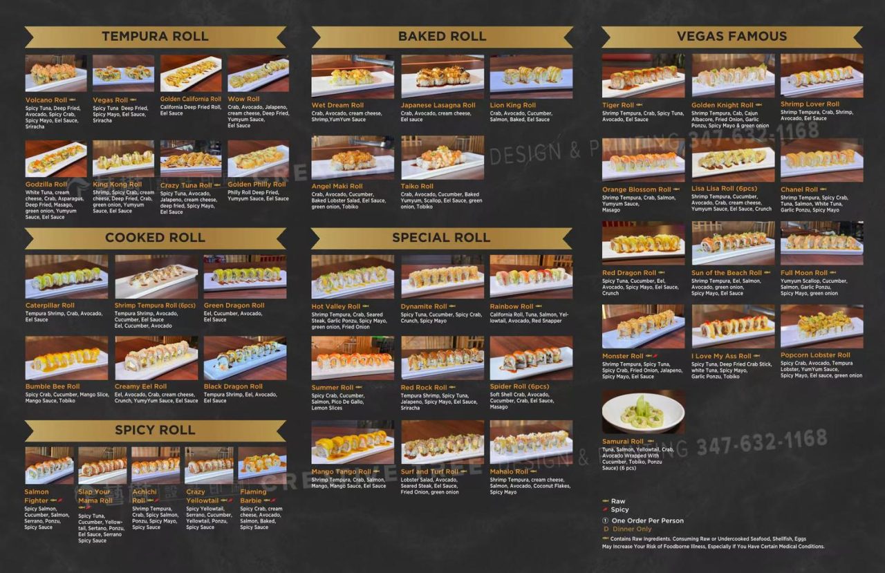 Fort Apache Menu - AYCE