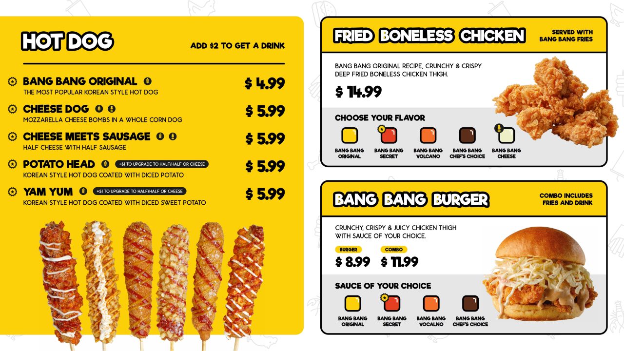 Bang Bang Korean Crunch - Fast Food Restaurant｜Online Order｜Huntington ...