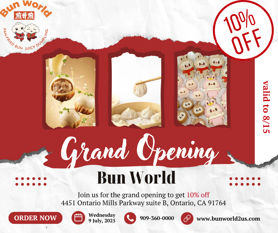 Bun World - Ontario - Modern Chinese Dim Sum Shop | Online Order ...