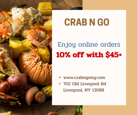 Crab N Go - Seafood Restaurant | Online Order | Liverpool | NY