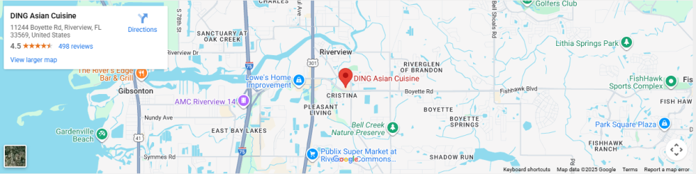 Ding Asian Cuisine - Asian Restaurant | Online Order | Riverview | FL
