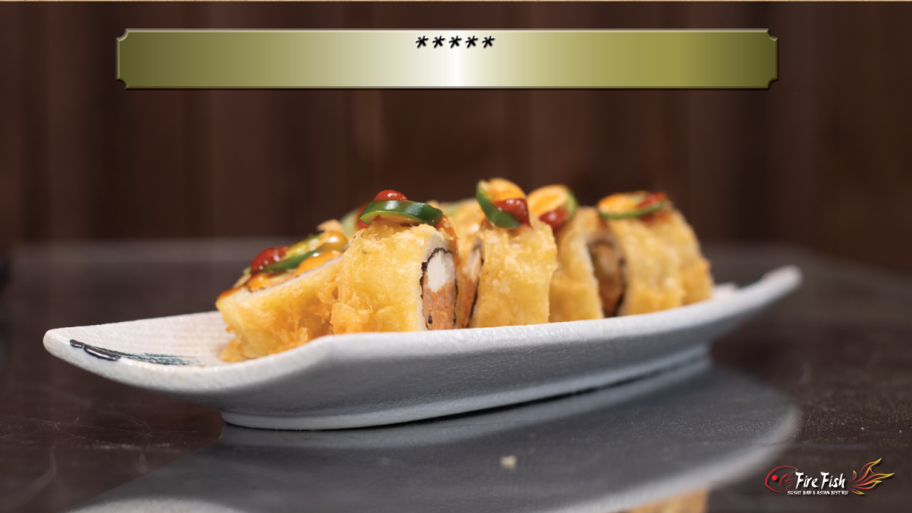 Fire Fish - Sushi Bar & Asian Bistro - Asian fusion restaurant | Online ...