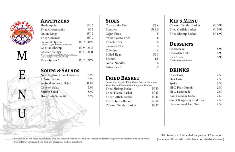 Flaming Crab - Seafood Restaurant｜Online Order｜Easton｜PA