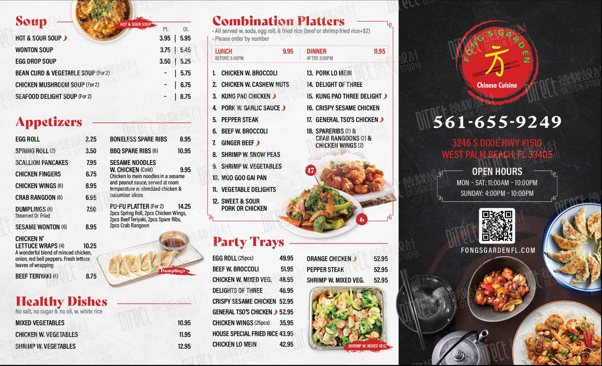 Menu - Fong's Garden