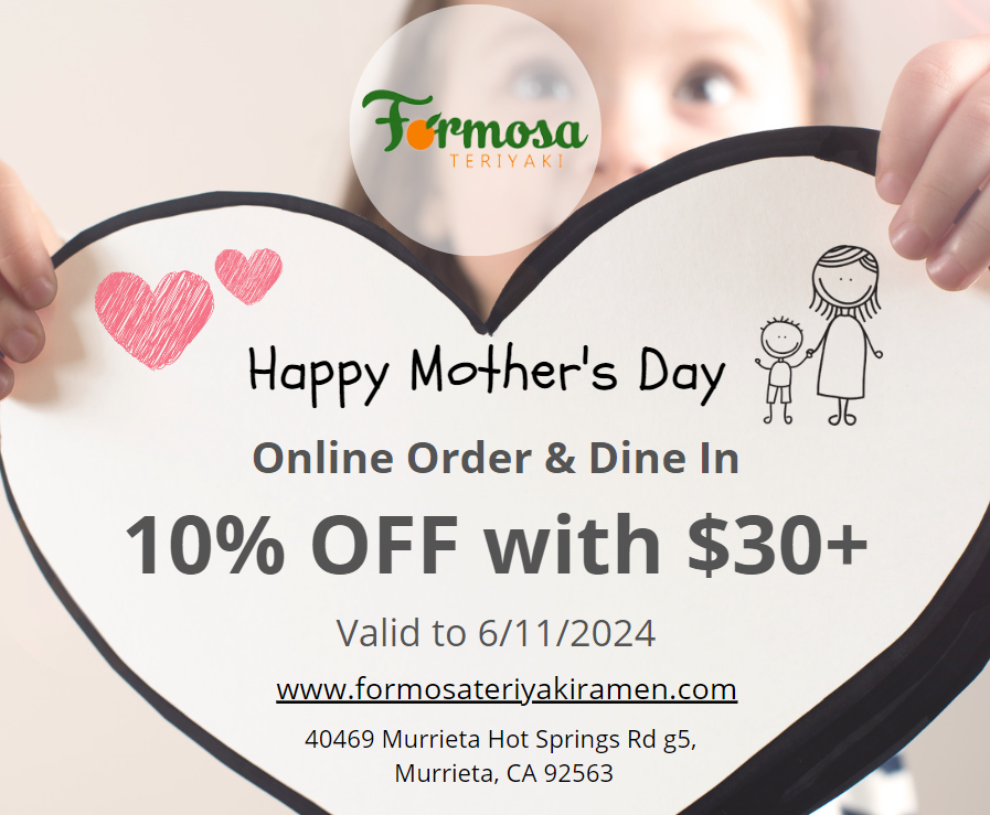 Formosa Teriyaki & Ramen｜Online Order｜Murrieta｜CA
