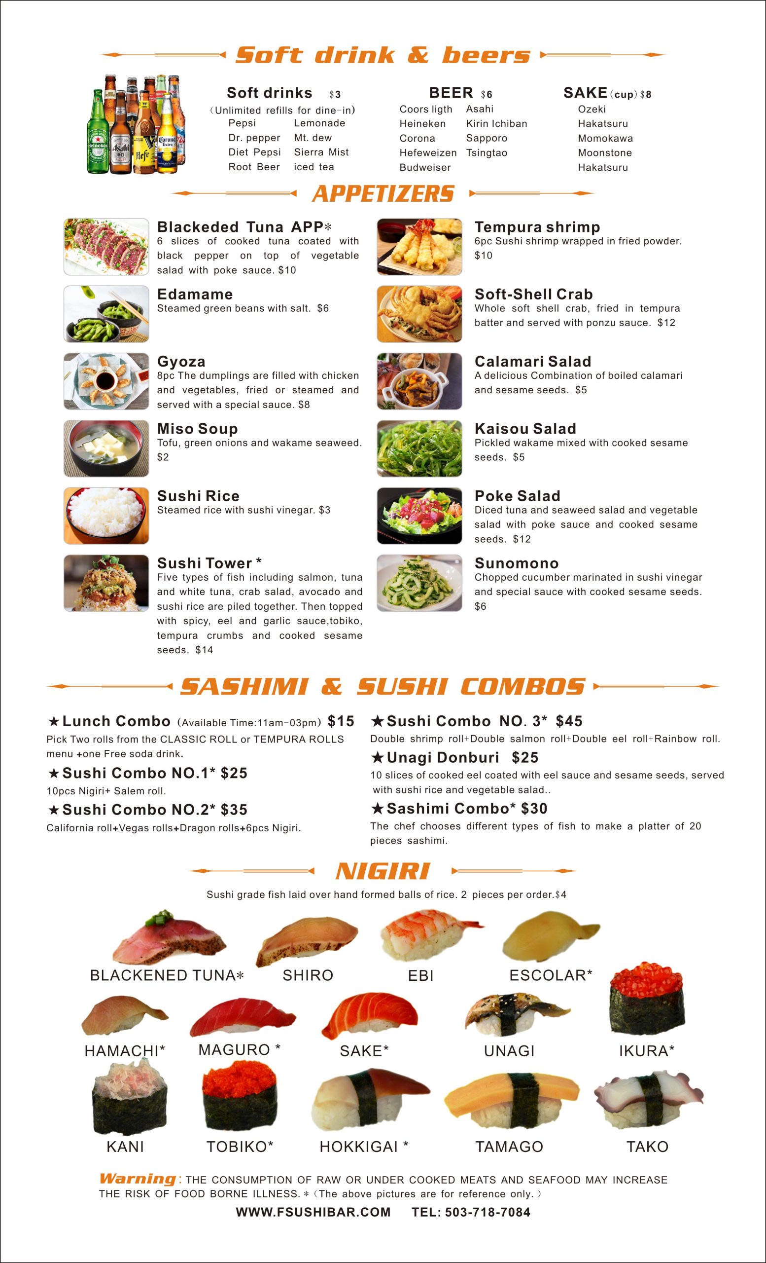 Fresh Sushi Bar｜Online Order｜Cornelius｜OR