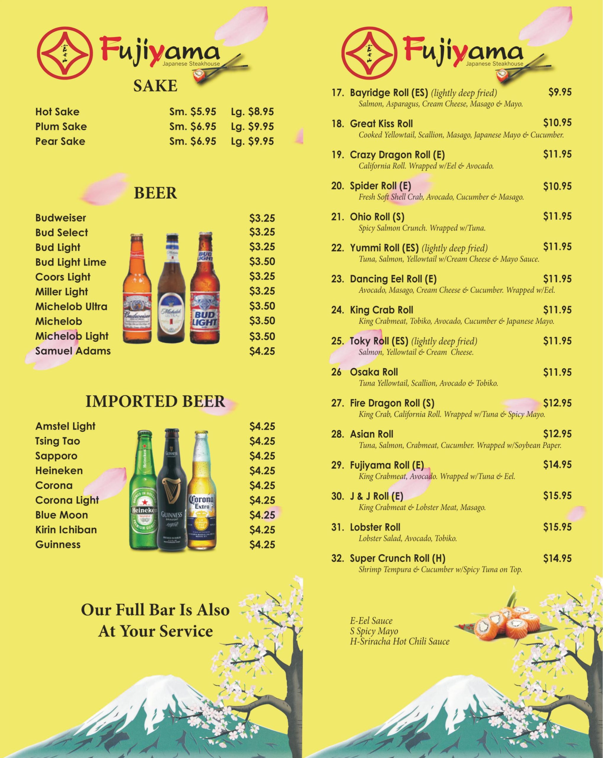 Fujiyama Japanese Cuisine - Japanese Restaurant｜Online Order｜Effingham｜IL