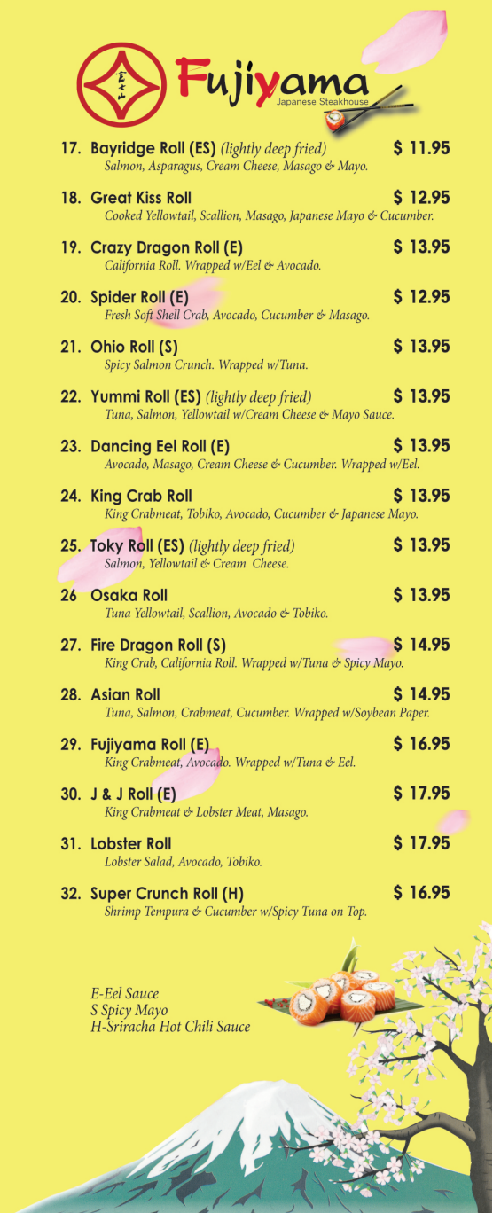 Fujiyama Japanese Cuisine - Japanese Restaurant｜Online Order｜Mattoon｜IL
