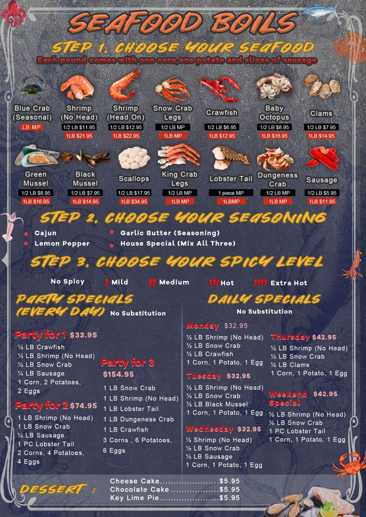 Garland Seafood & Bar - Seafood Restaurant | Online Order | Garland | TX