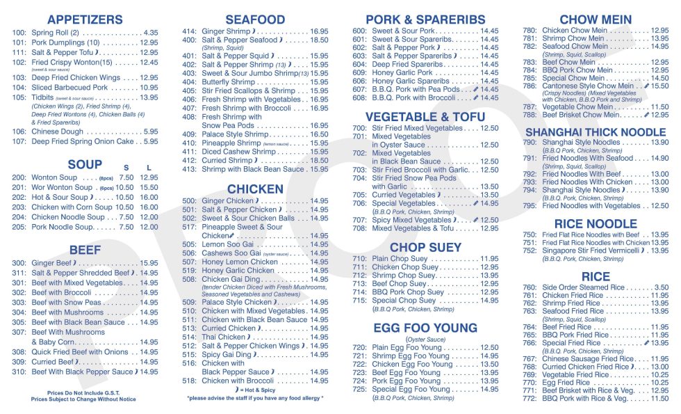 Golden Leaf Chinese Food | Online Order | Calgary | AB