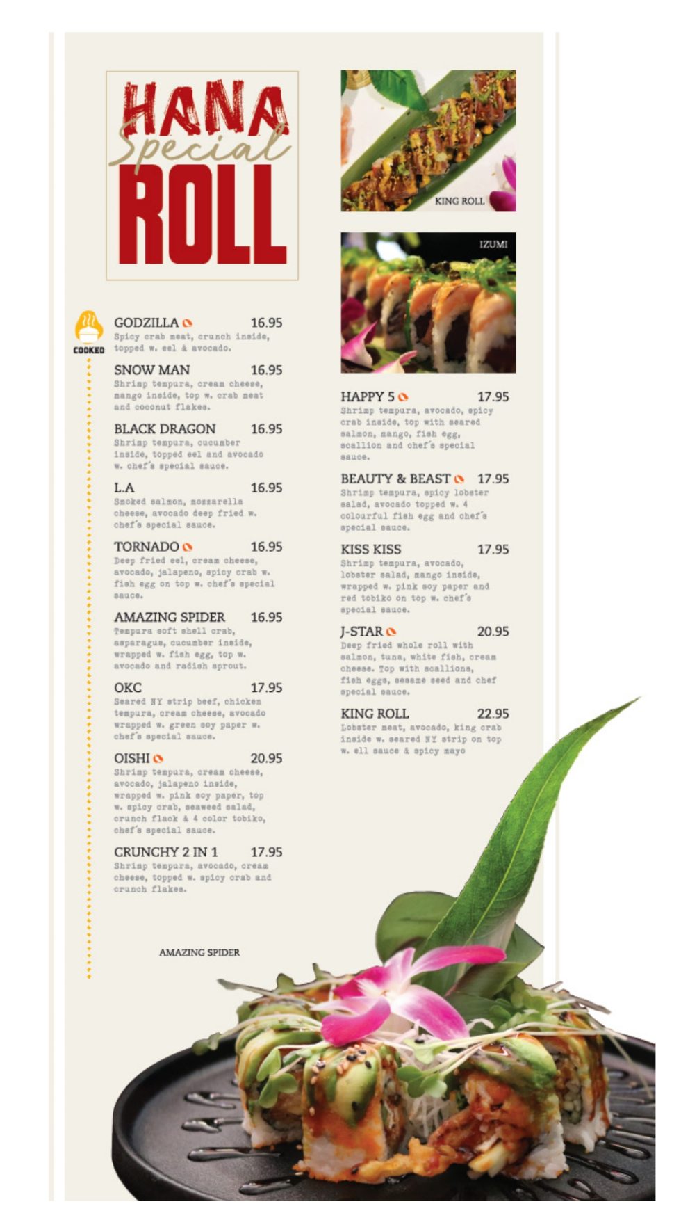 Menu - Hana Ramen Sushi