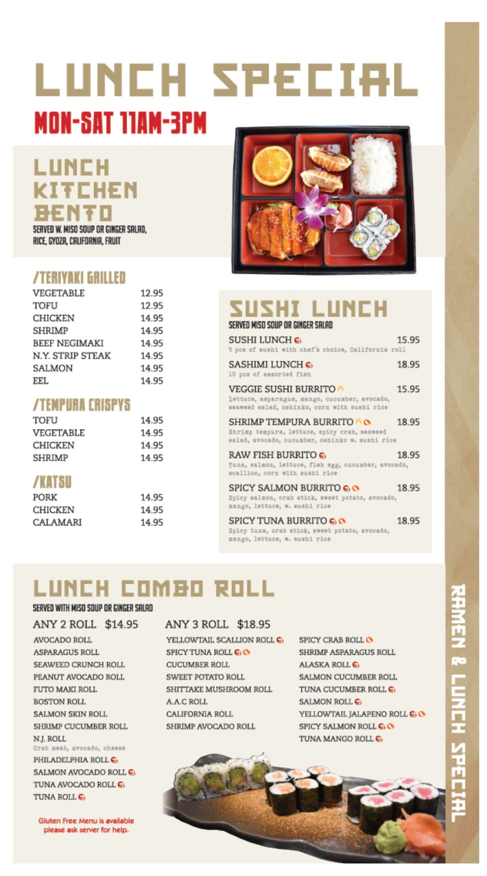 Menu - Hana Ramen Sushi
