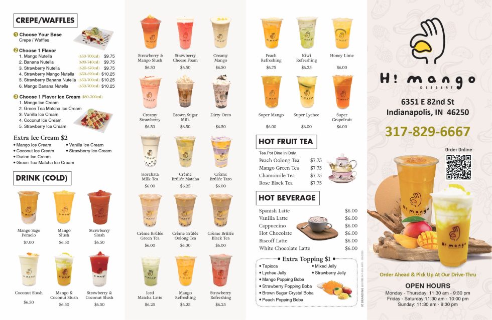 Hi Mango - Dessert Shop | Online Order | Indianapolis | IN