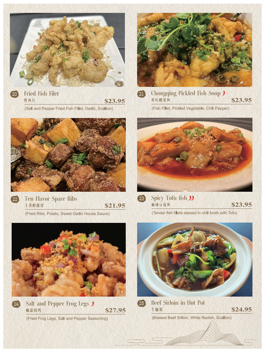Menu - Hunan Bistro