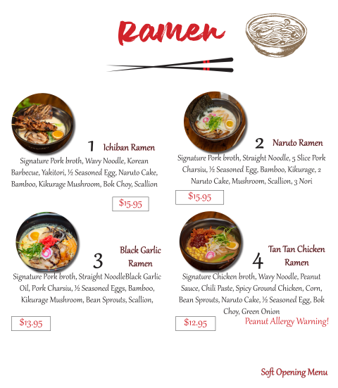 Ichiban Ramen｜Online Order｜Tyler｜TX