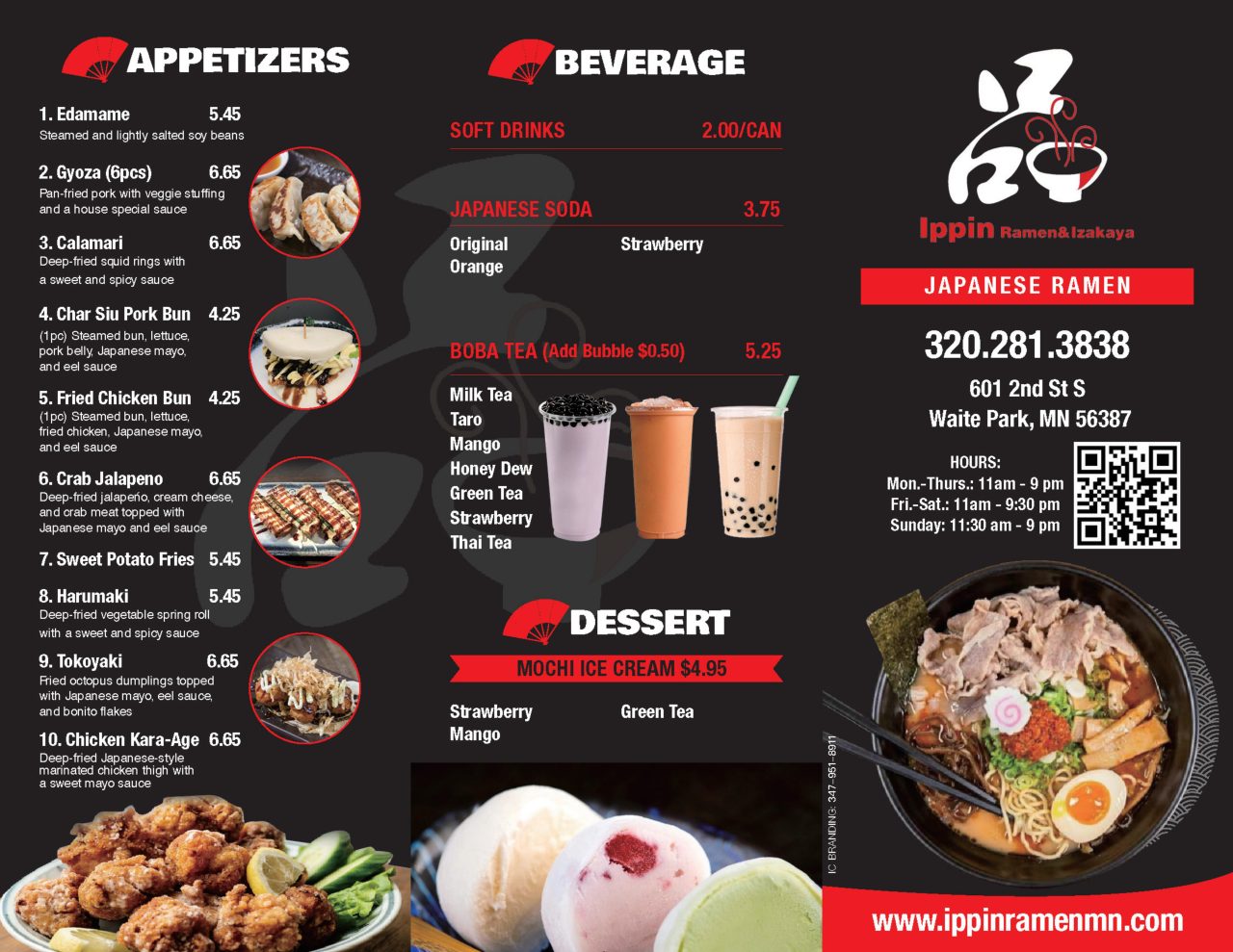 Ippin Ramen & Izakaya - Ramen Restaurant | Online Order | Waite Park | MN