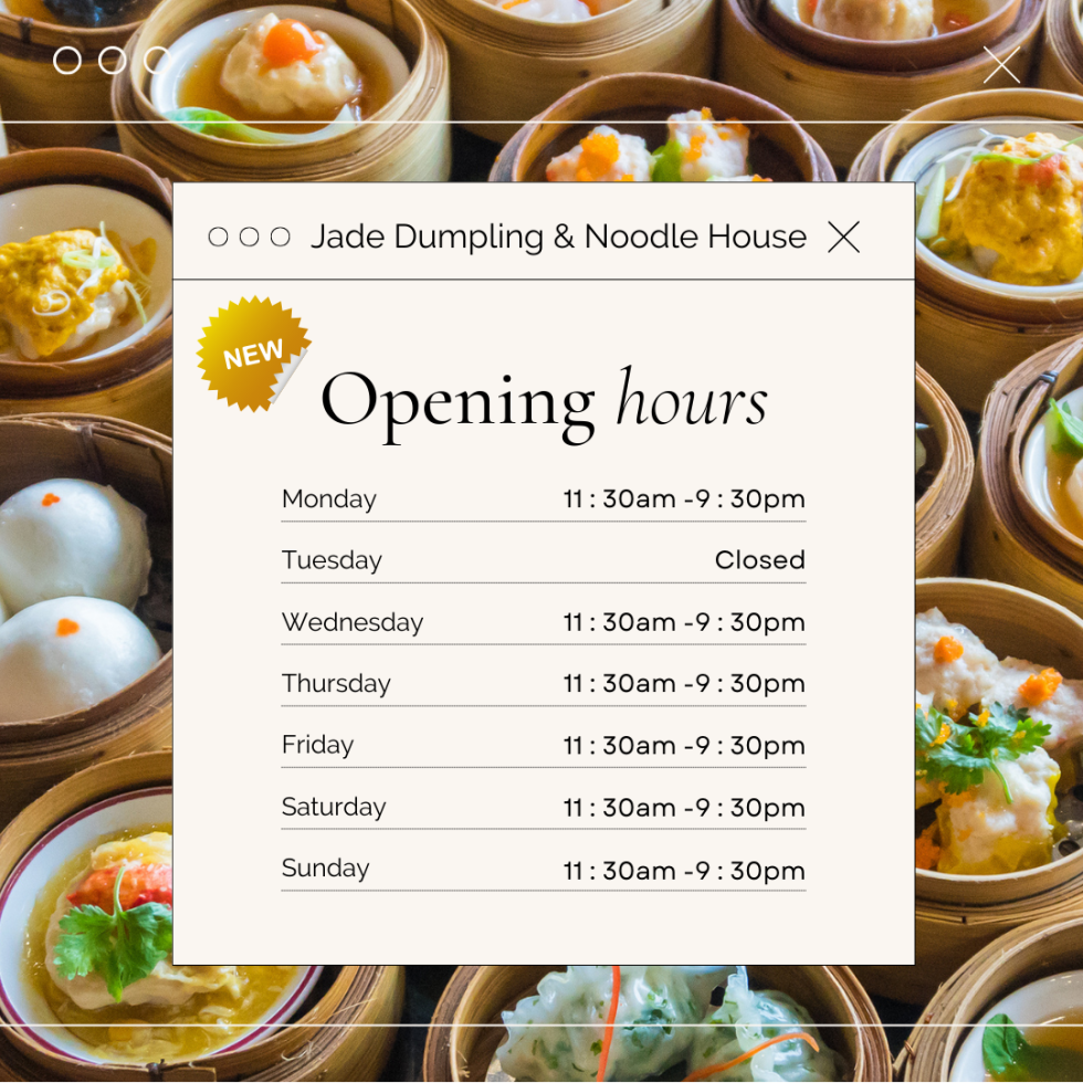 Jade Dumpling & Noodle House - Chinese Restaurant | Online Order ...