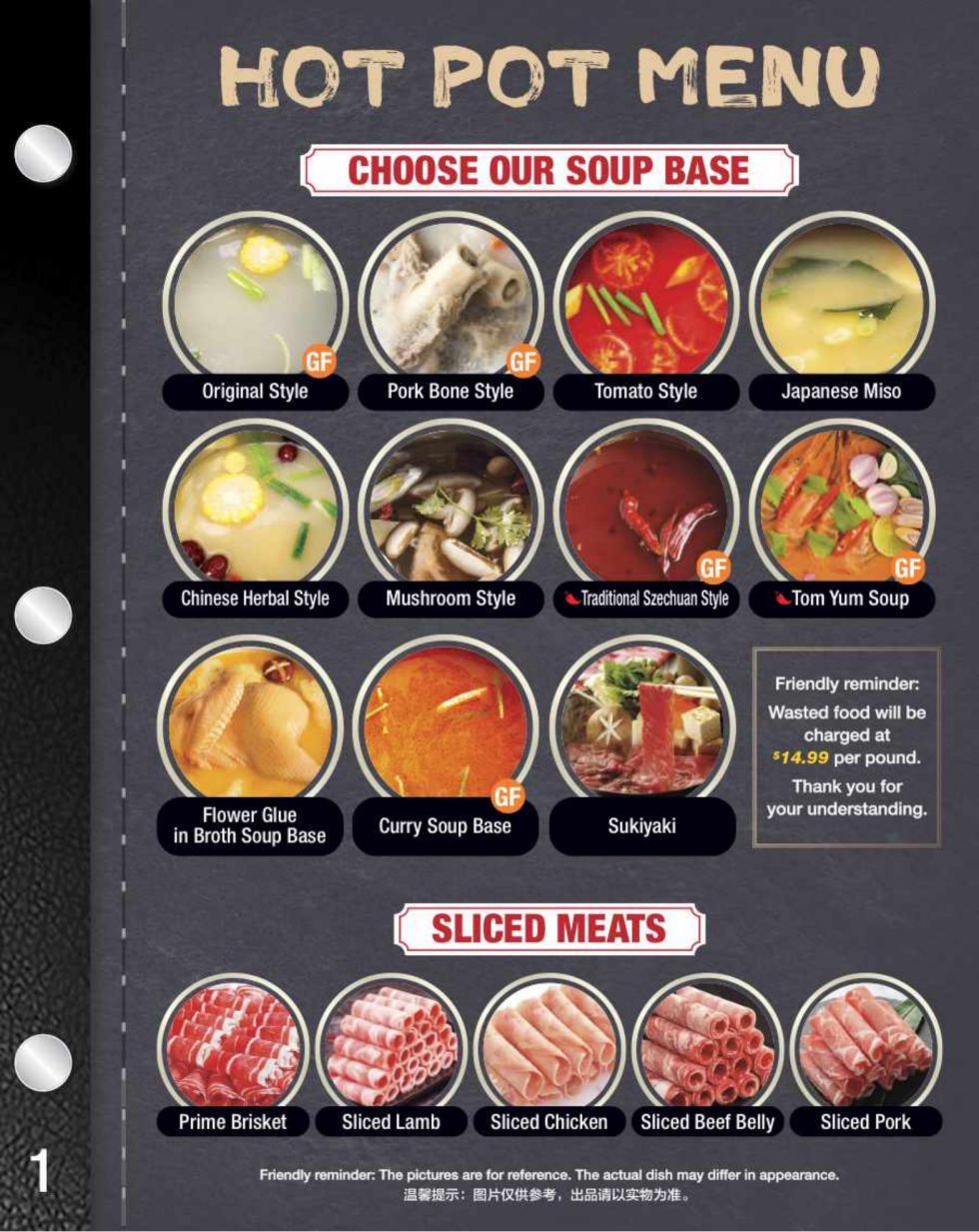 Menu - Jpot BBBQ & Hot Pot