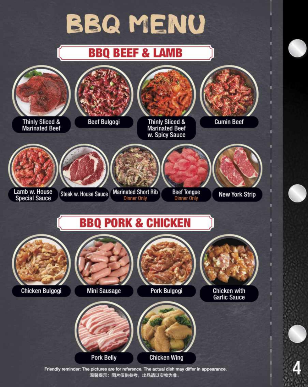 Menu - Jpot BBBQ & Hot Pot