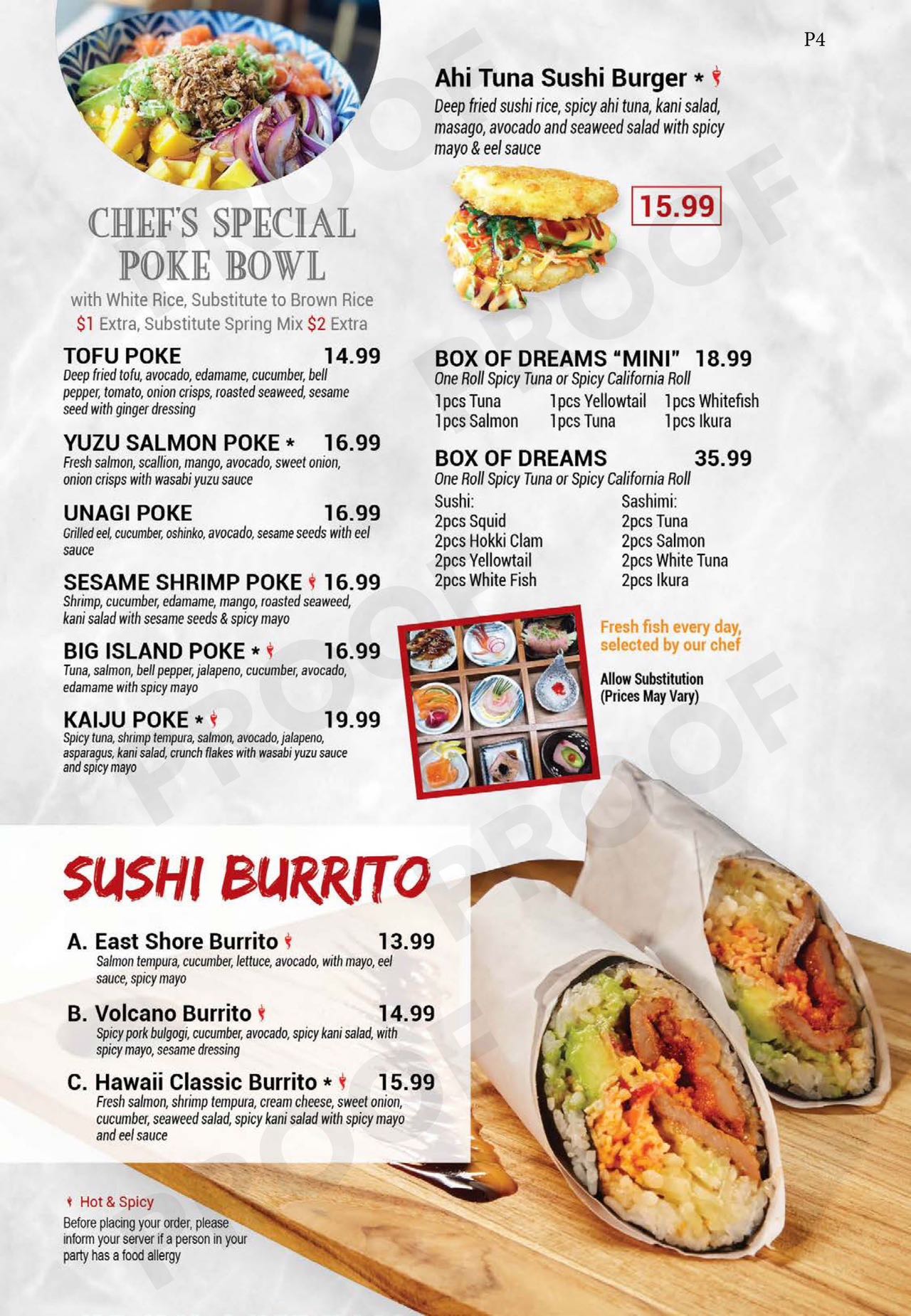 Menu - Kaiju Sushi & Ramen Bar