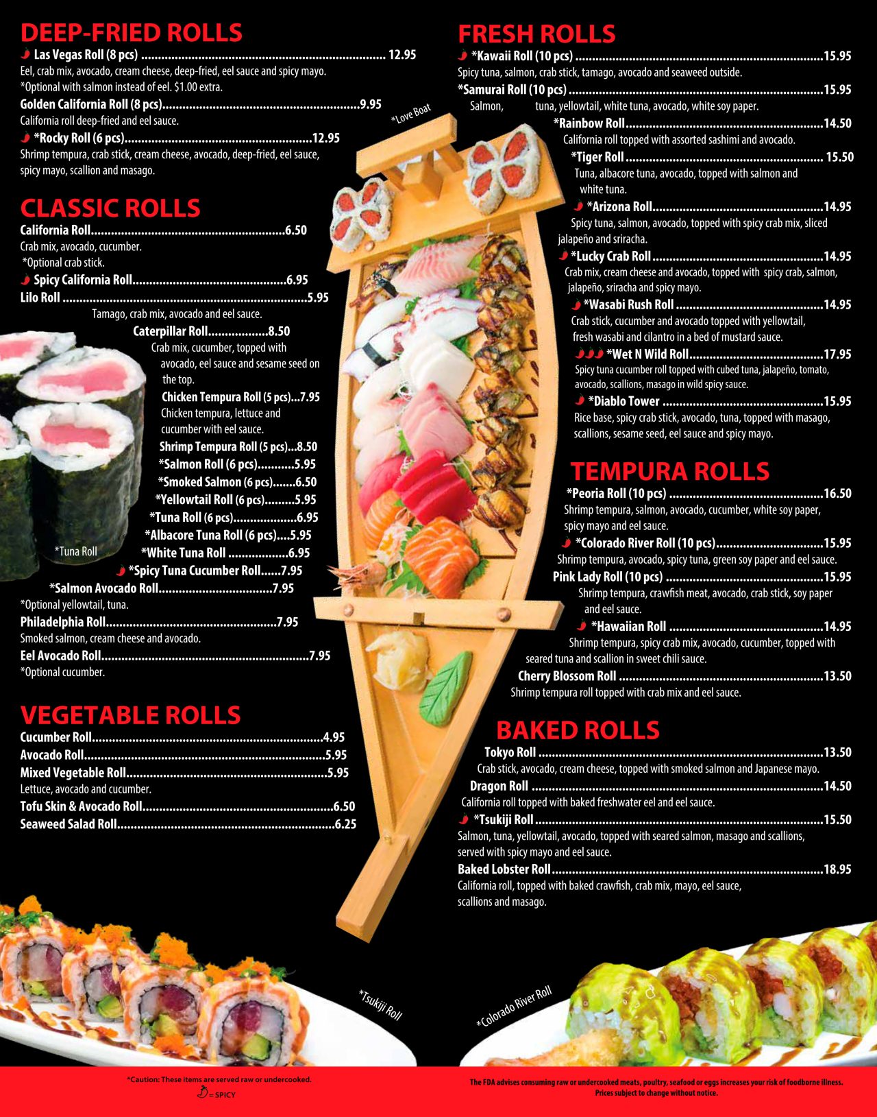 Sushi Bar • Chinese Food Restaurant • Asian Cuisine | KAWAII