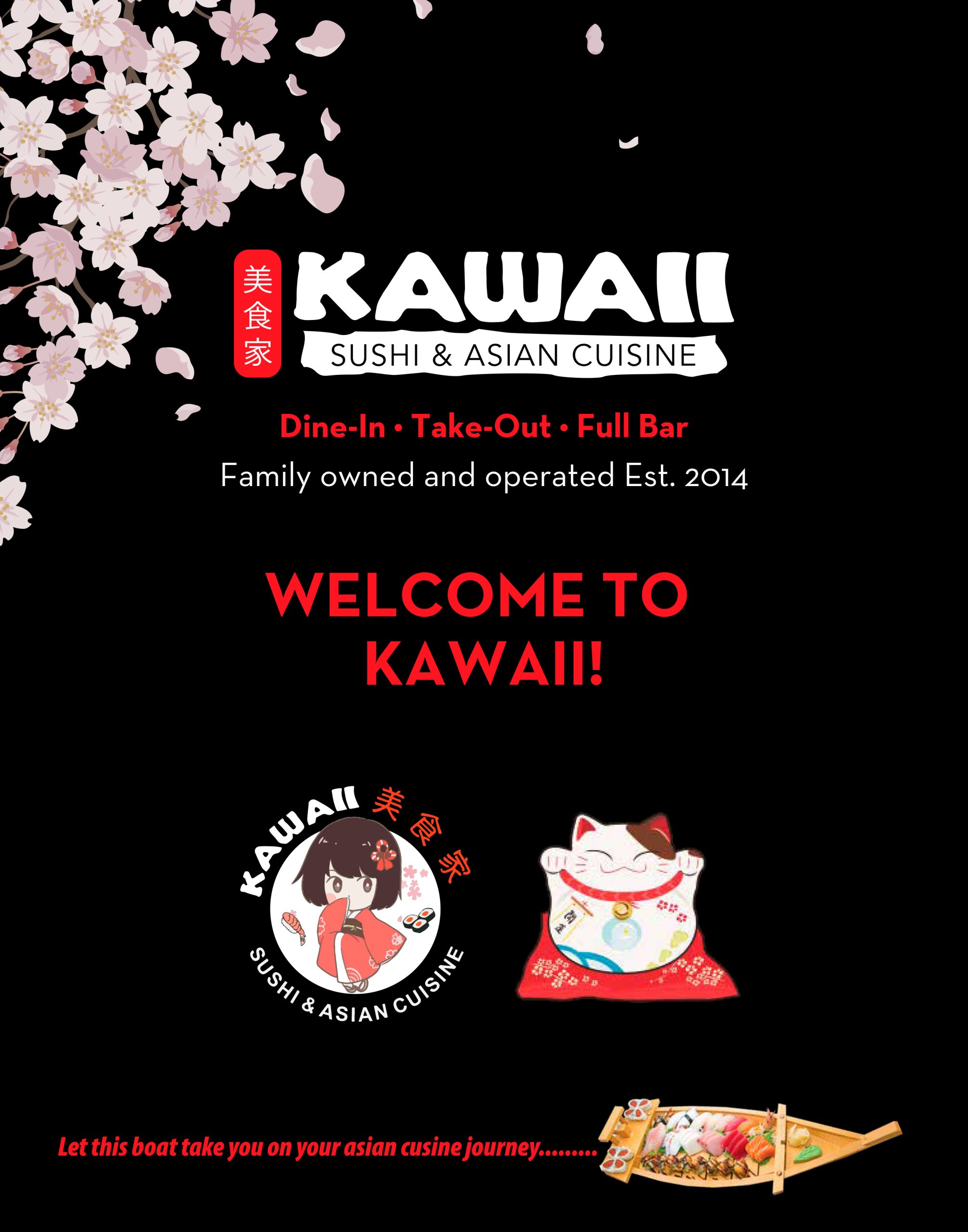 Sushi Bar • Chinese Food Restaurant • Asian Cuisine | KAWAII