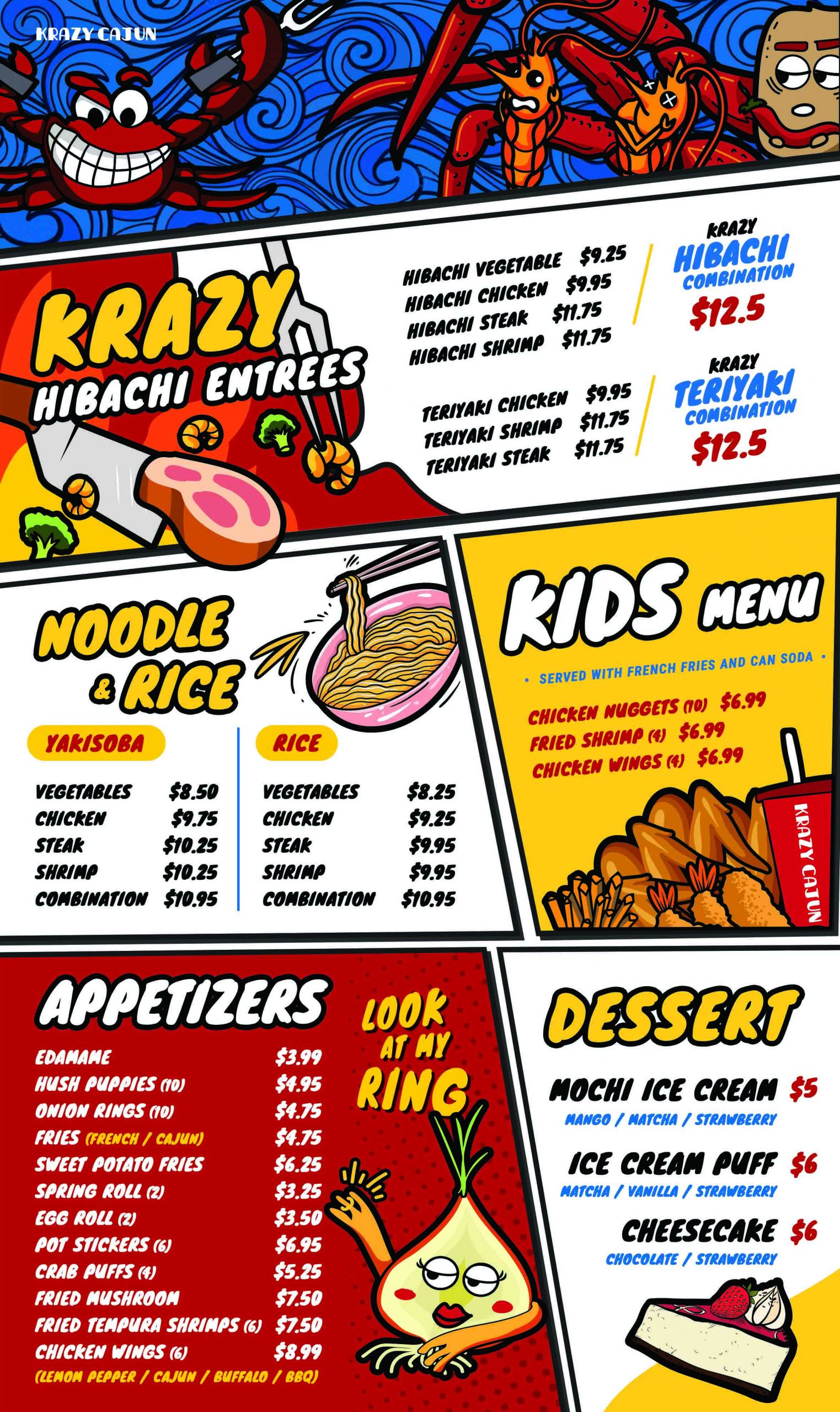 Krazy Cajun Seafood & Hibachi - Seafood Restaurant｜Online Order｜Phoenix｜AZ