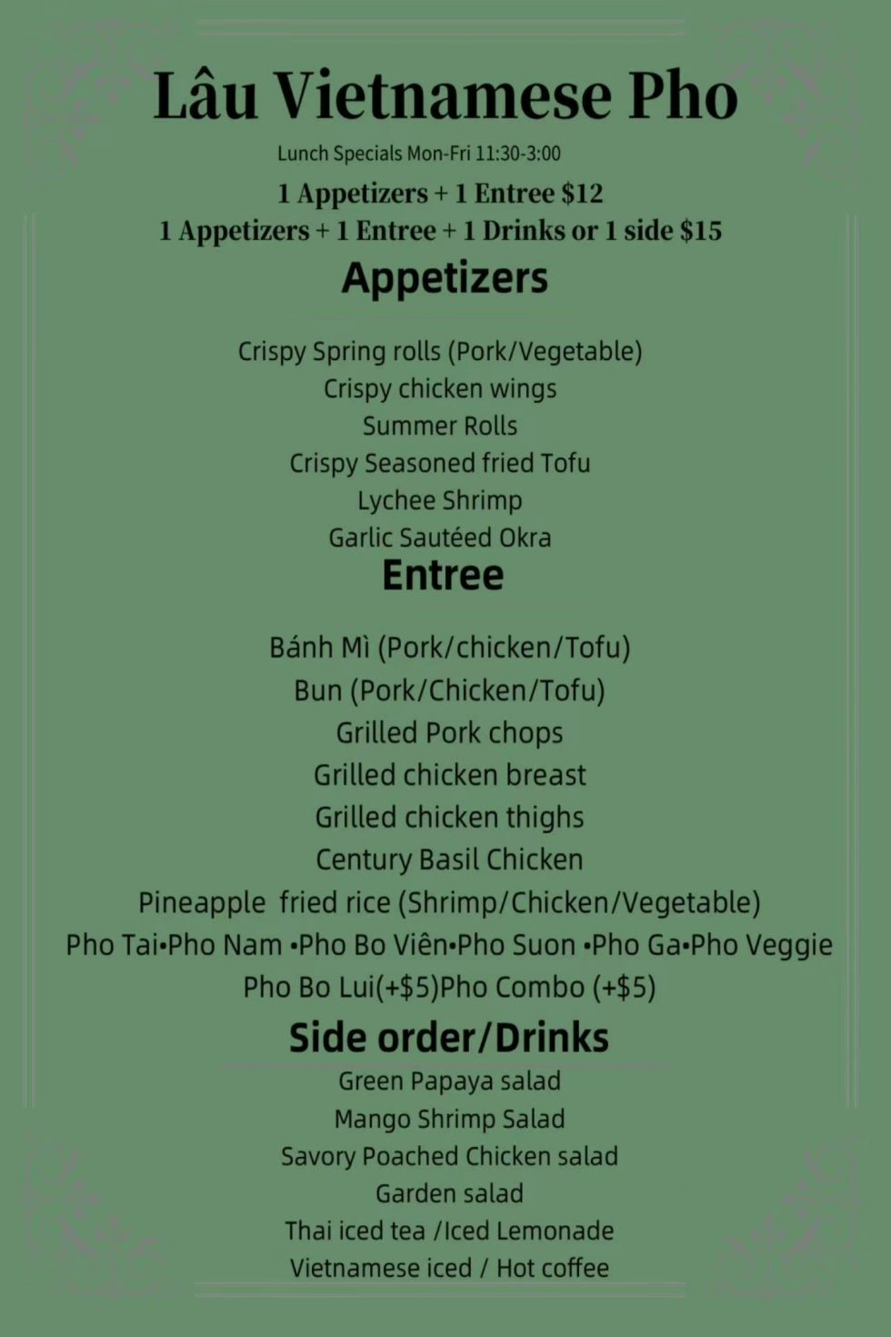 Home - Lau Vietnamese Pho