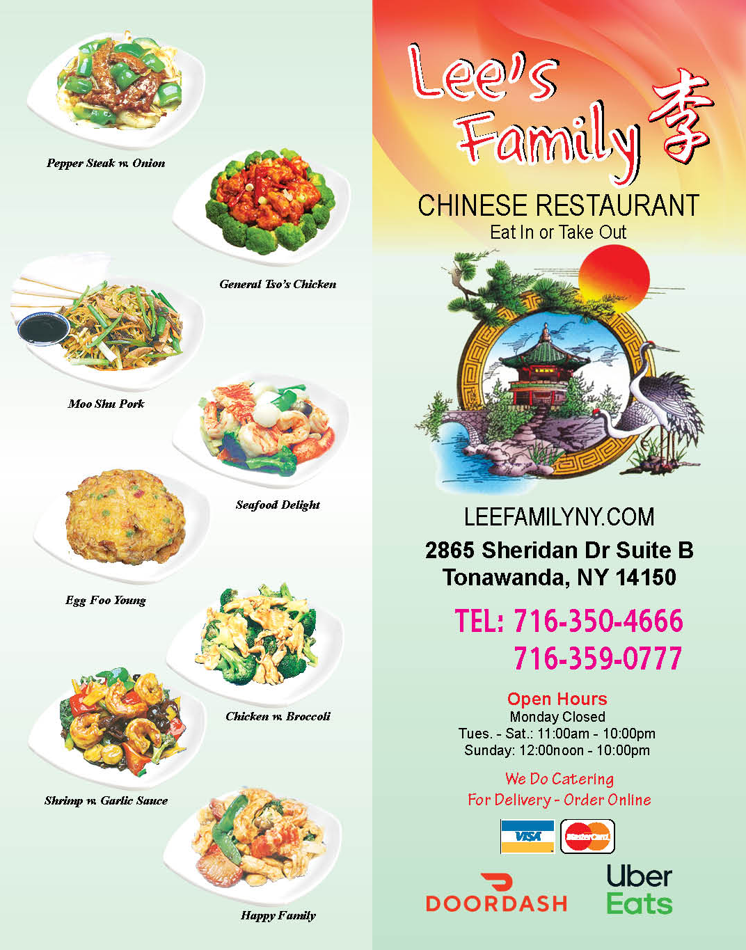 Lees Family｜Online Order｜Tonawanda｜NY