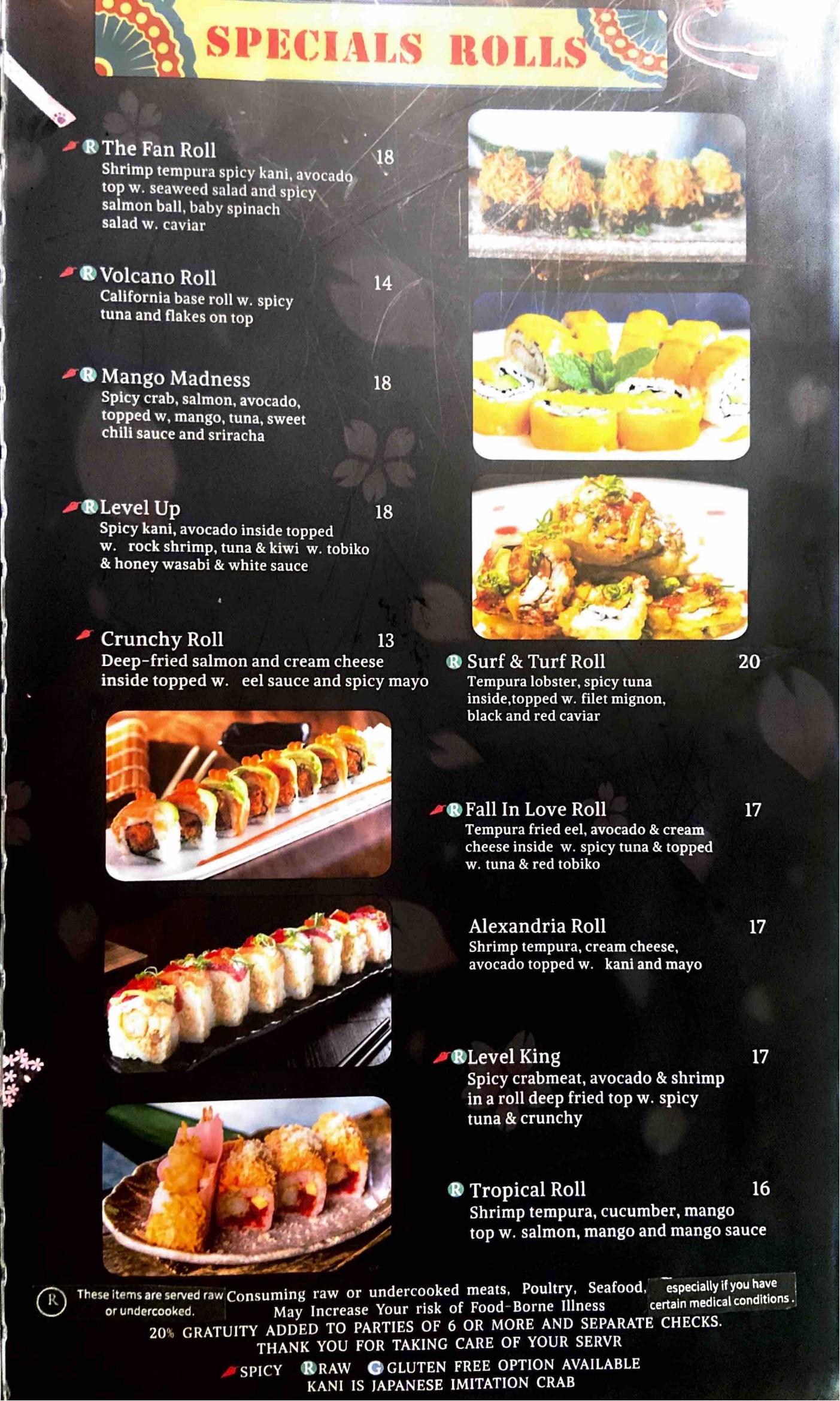 Level Restaurant & Bar - Sushi Restaurant | Online Order | Richmond | VA