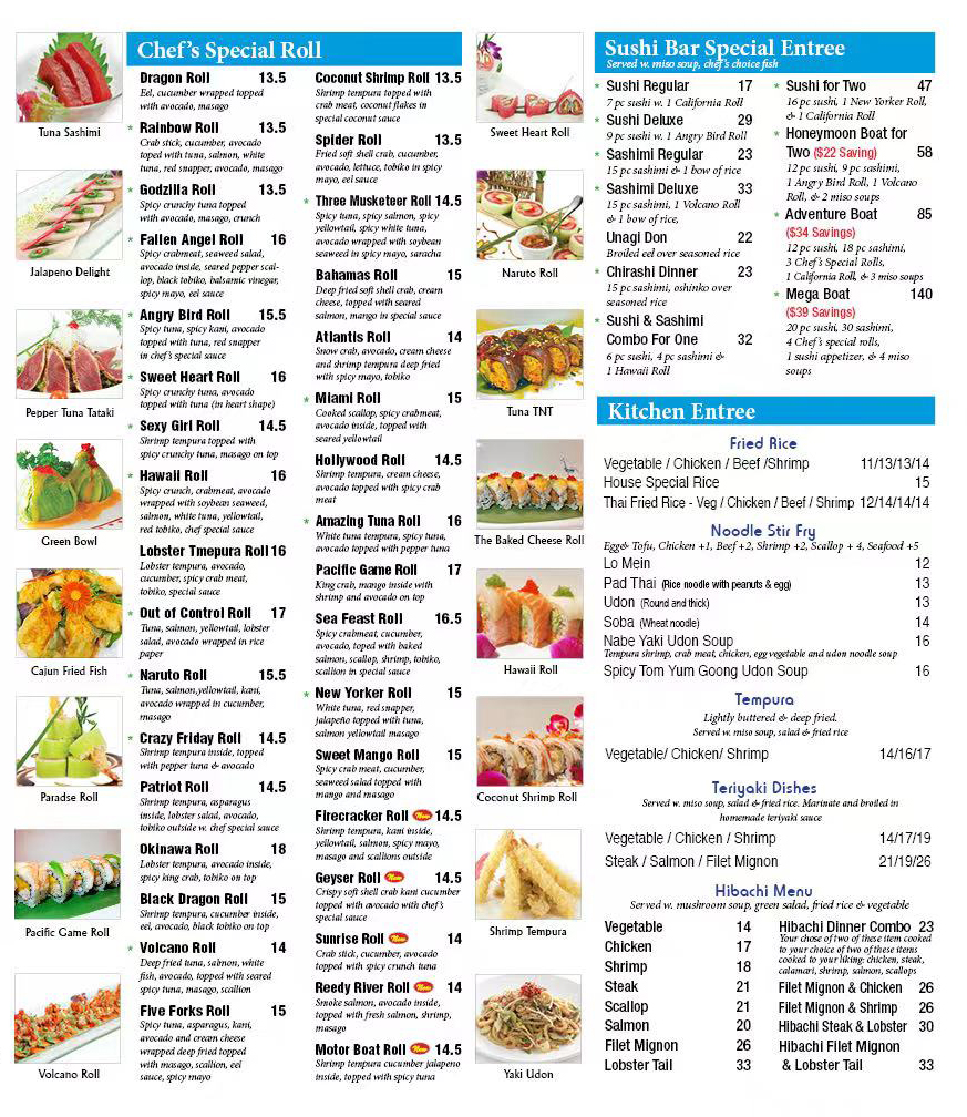 Menu - Lin's Asian Cafe