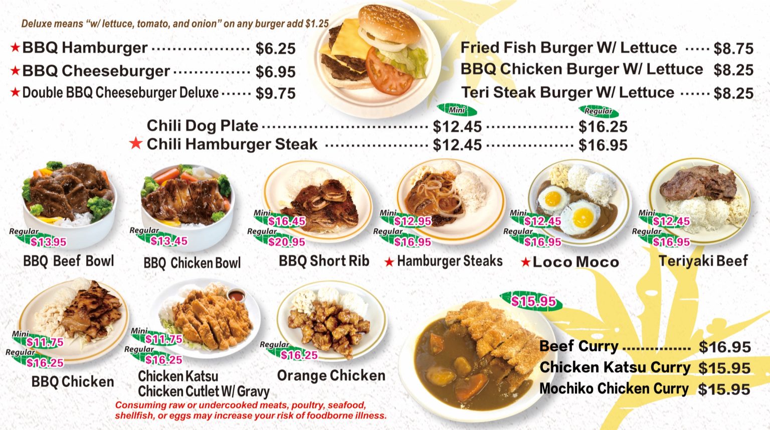 Menu - L&L Hawaiian BBQ