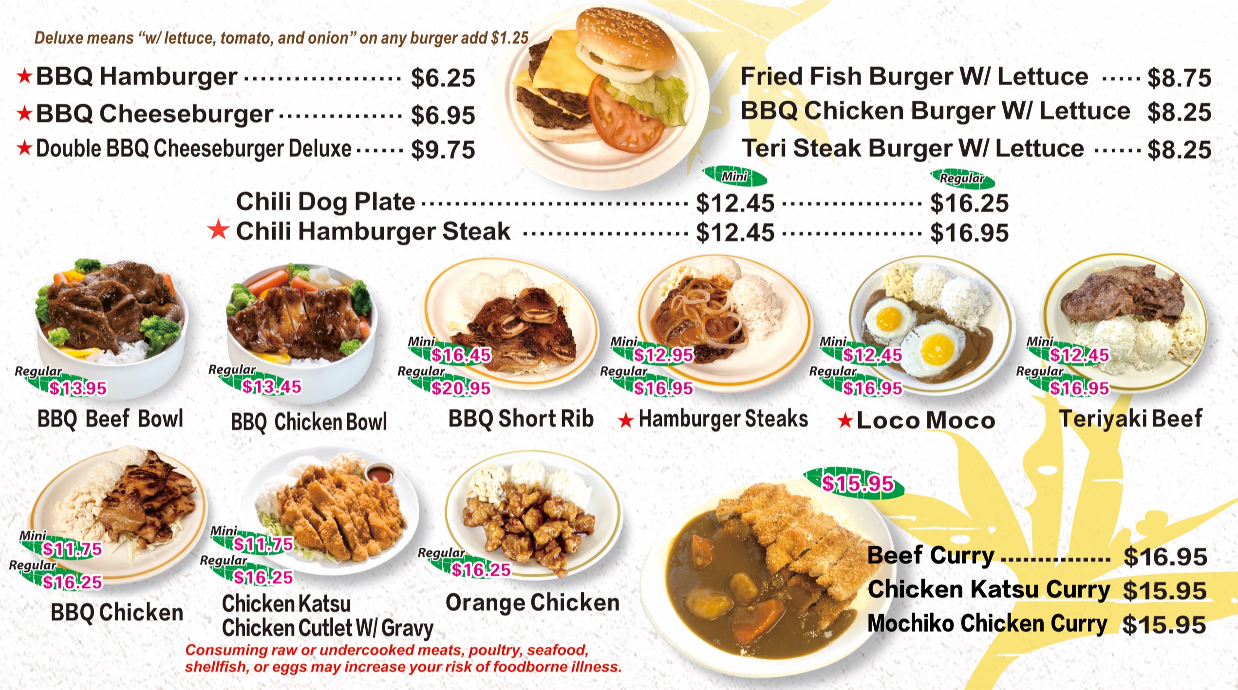 Menu - L&L Hawaiian BBQ