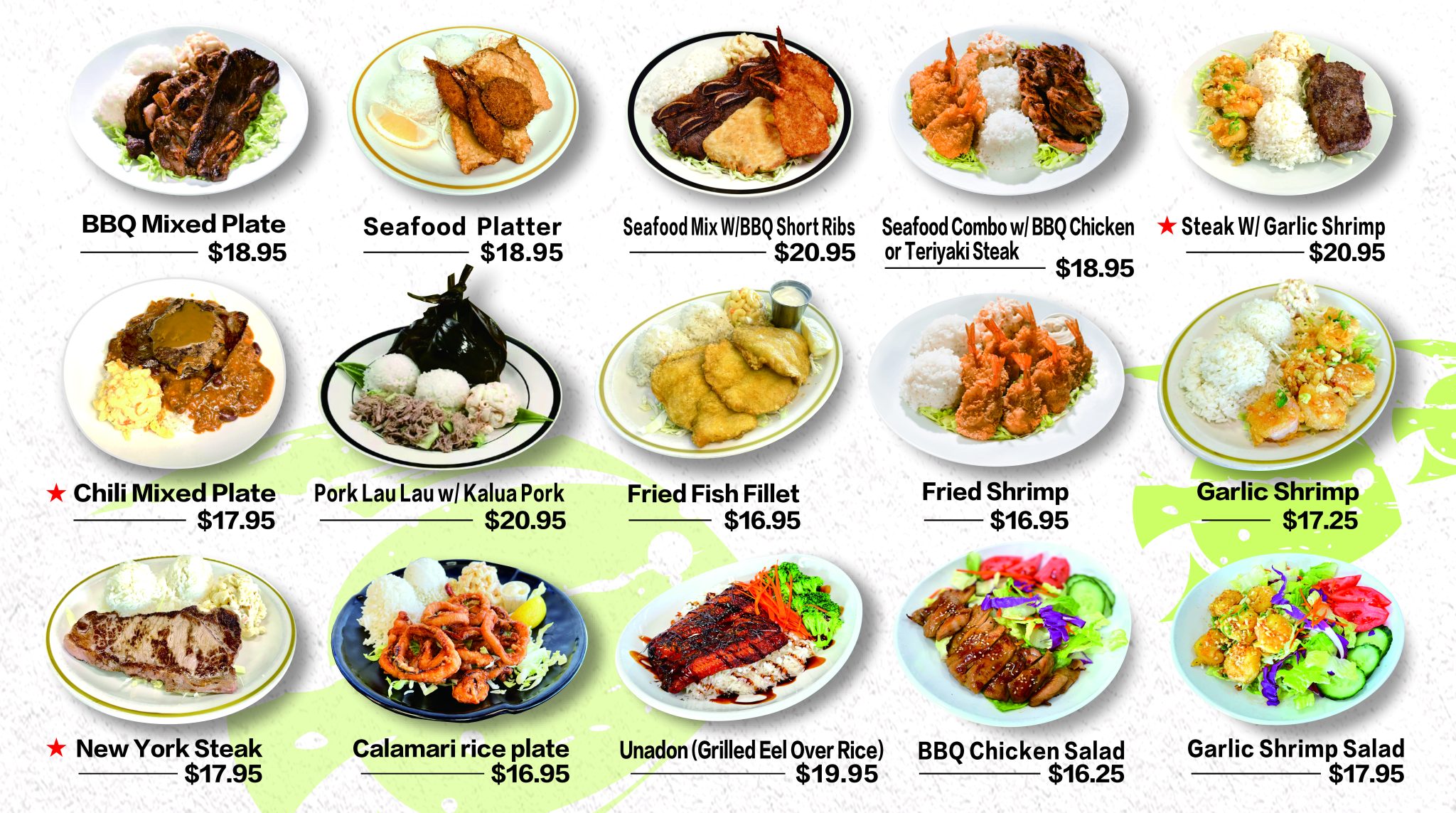 Menu - L&L Hawaiian BBQ