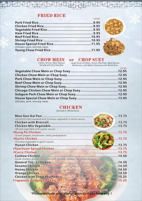 Menu - Lucky Fortune