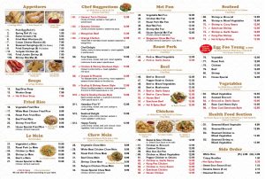 Menu - Lucky Kitchen