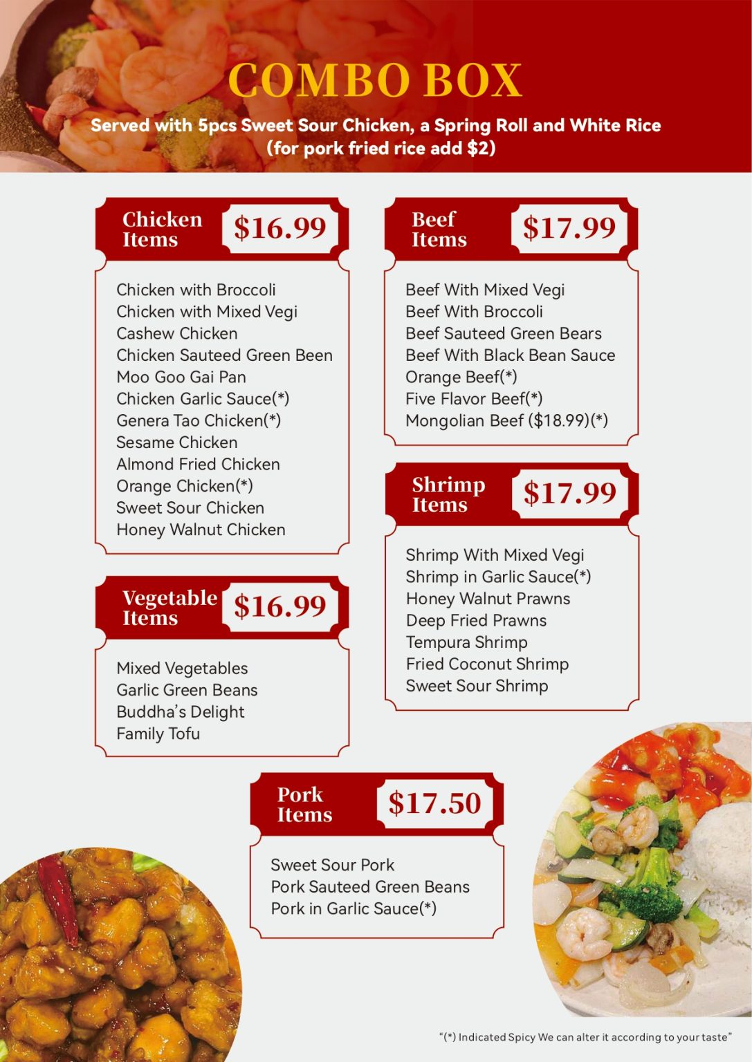 Menu - Mandarin Kitchen
