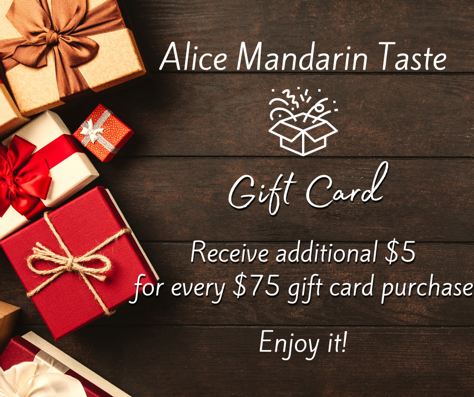 Alice's Mandarin Taste - Chinese Restaurant｜Online Order｜Sharon｜Ma