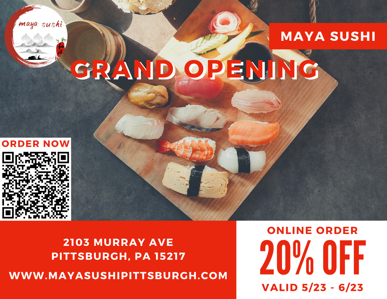 Maya Sushi - Sushi Restaurant | Online Order | Pittsburgh | PA