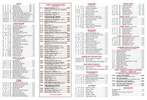 FULL MENU - Ming Palace
