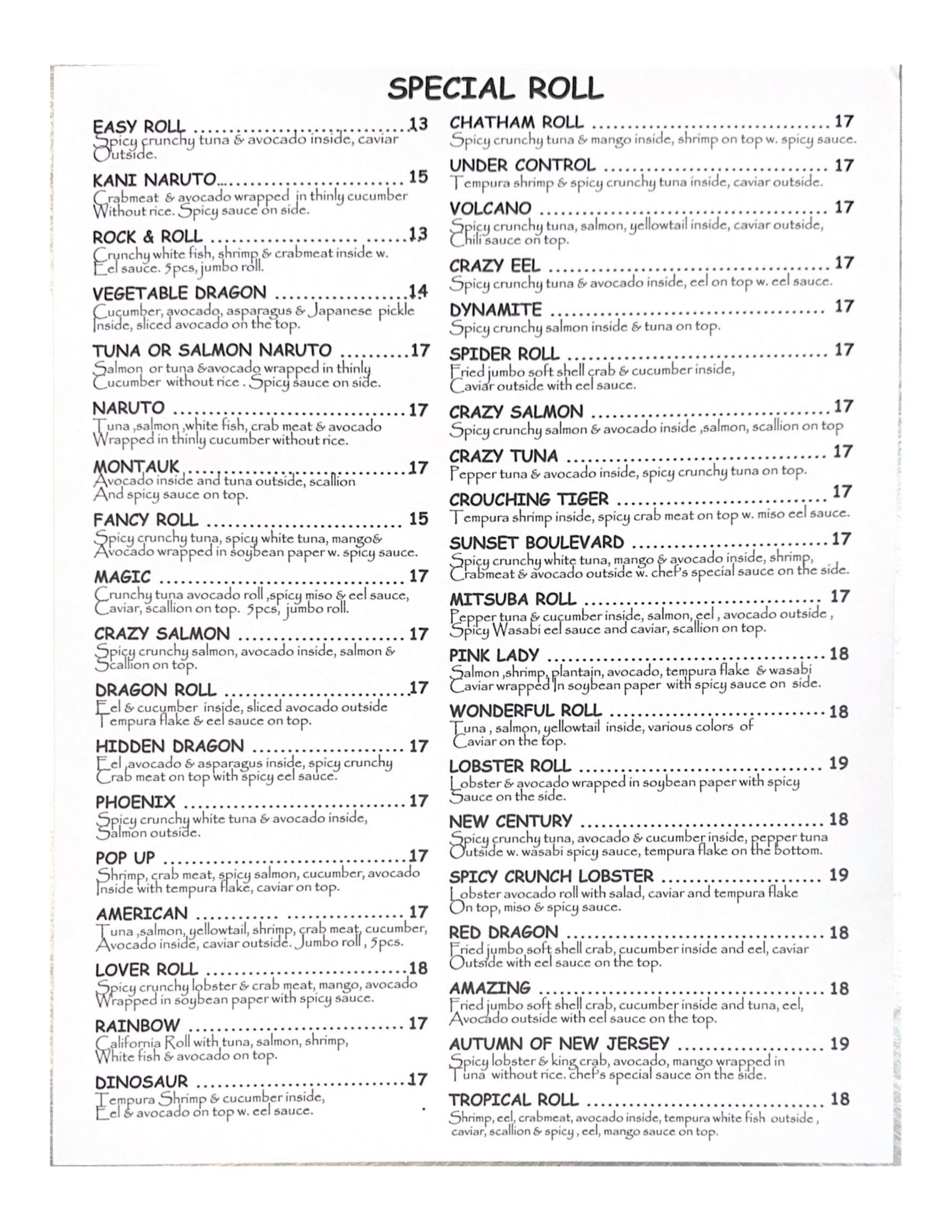 Mitsuba - Japanese Restaurant｜Online Order｜Chatham｜NJ