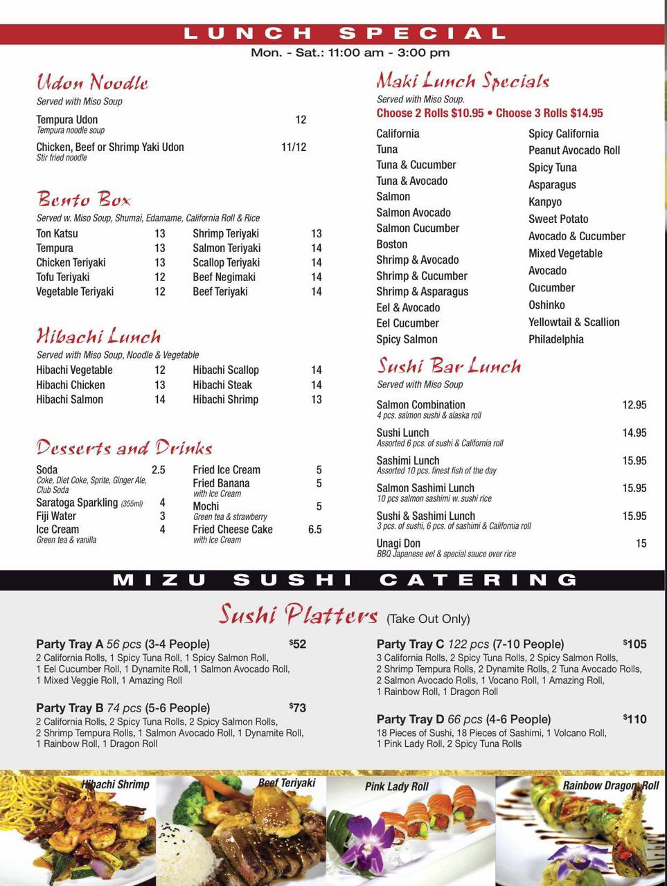 Mizu Sushi Of Verona｜Online Order｜Verona｜NJ