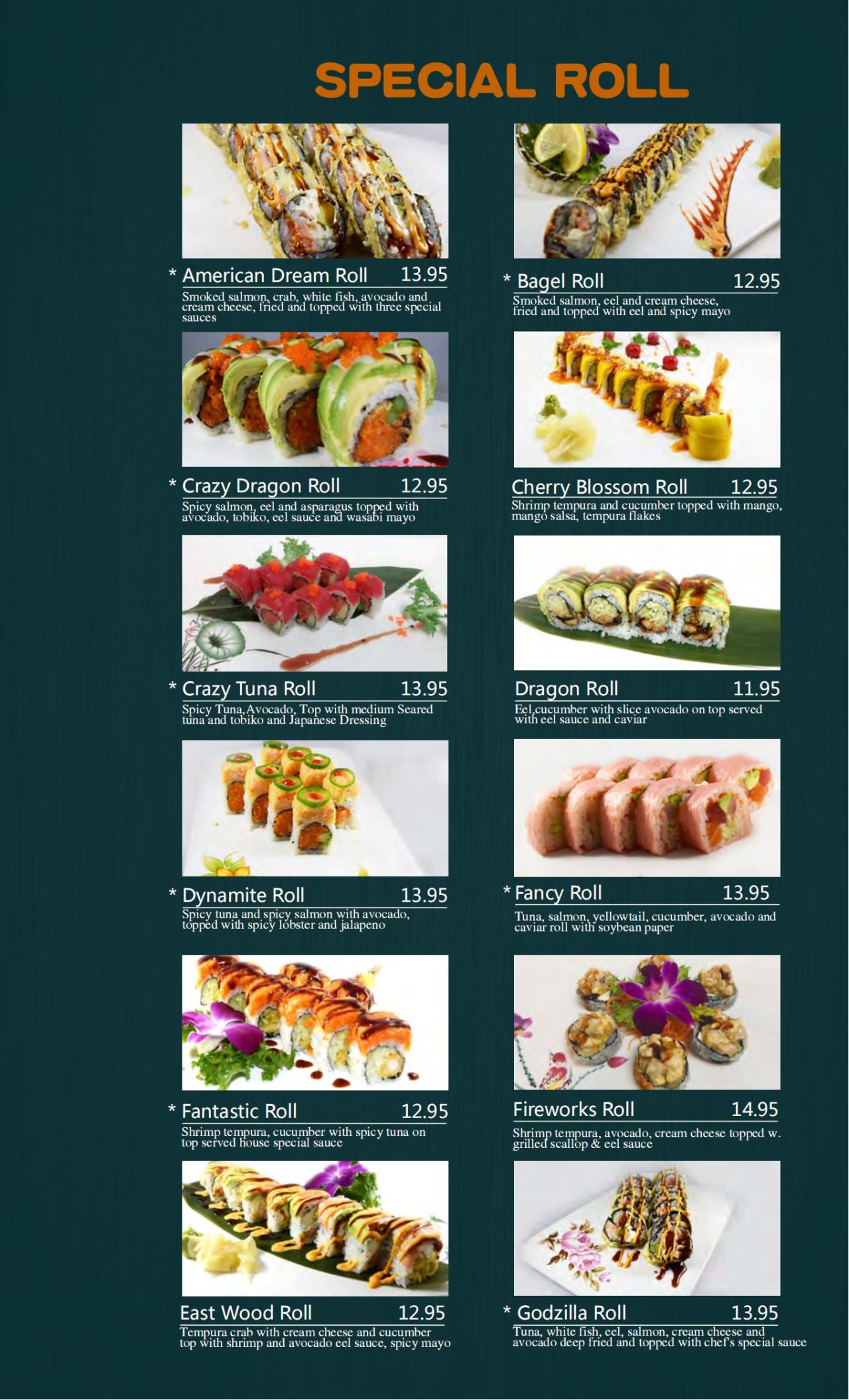 Special Roll - Mizu Sushi and Grill