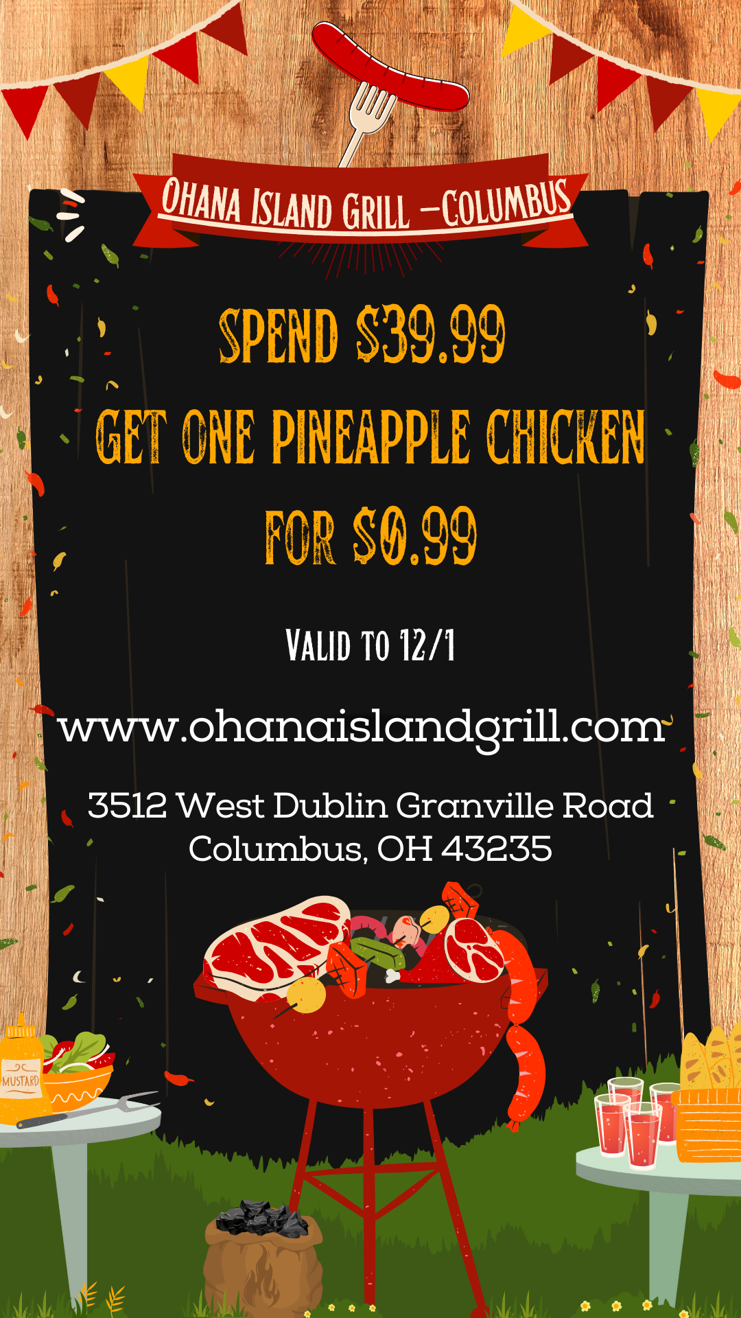 Ohana Island Grill｜Online Order｜Oxford｜OH