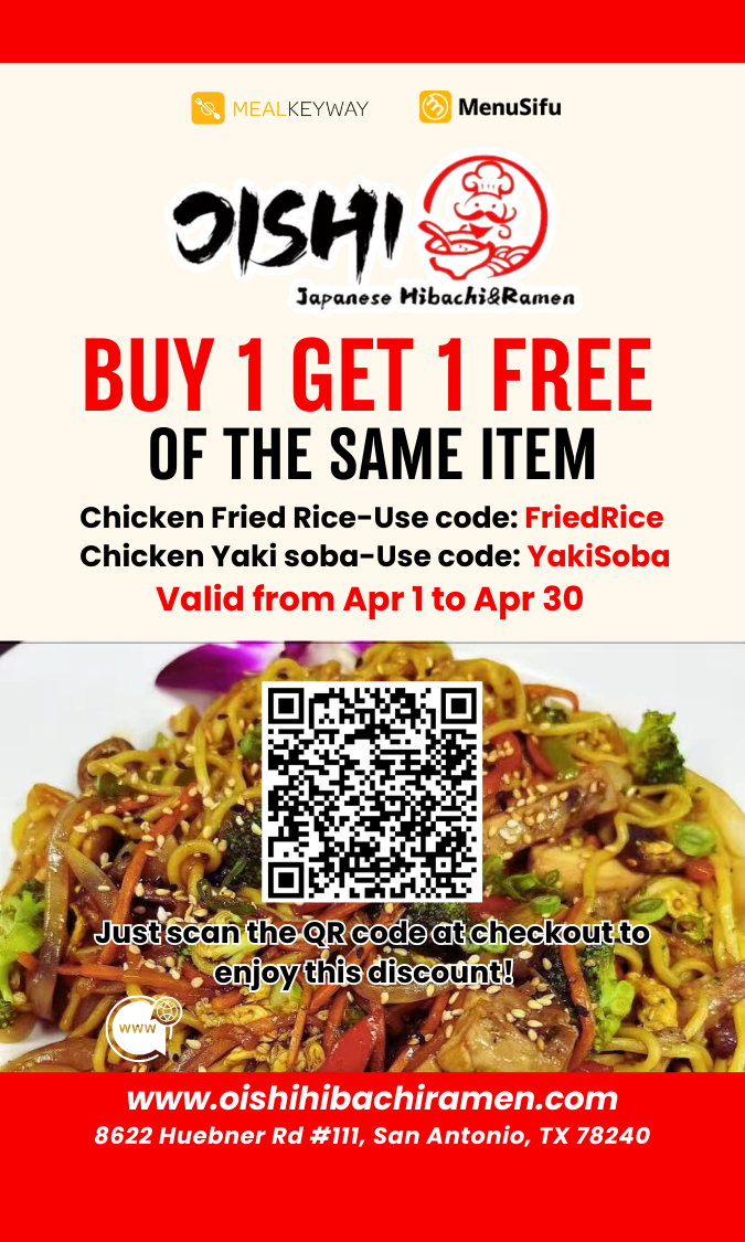 Oishi - Japanese Hibachi & Ramen Restaurant | Online Order | San Antonio | TX