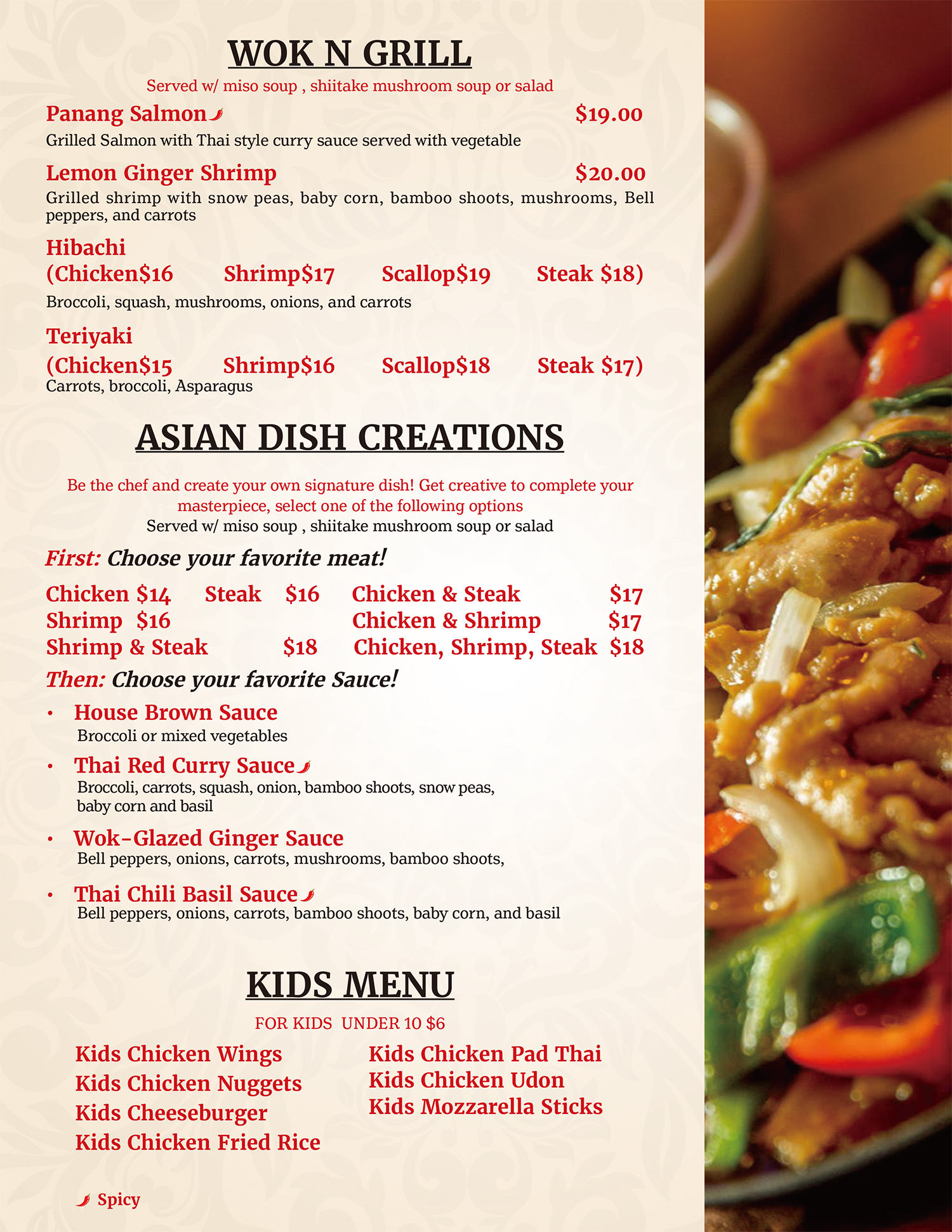 Old Dominion Grill and Sushi｜Online Order｜Frederick｜MD