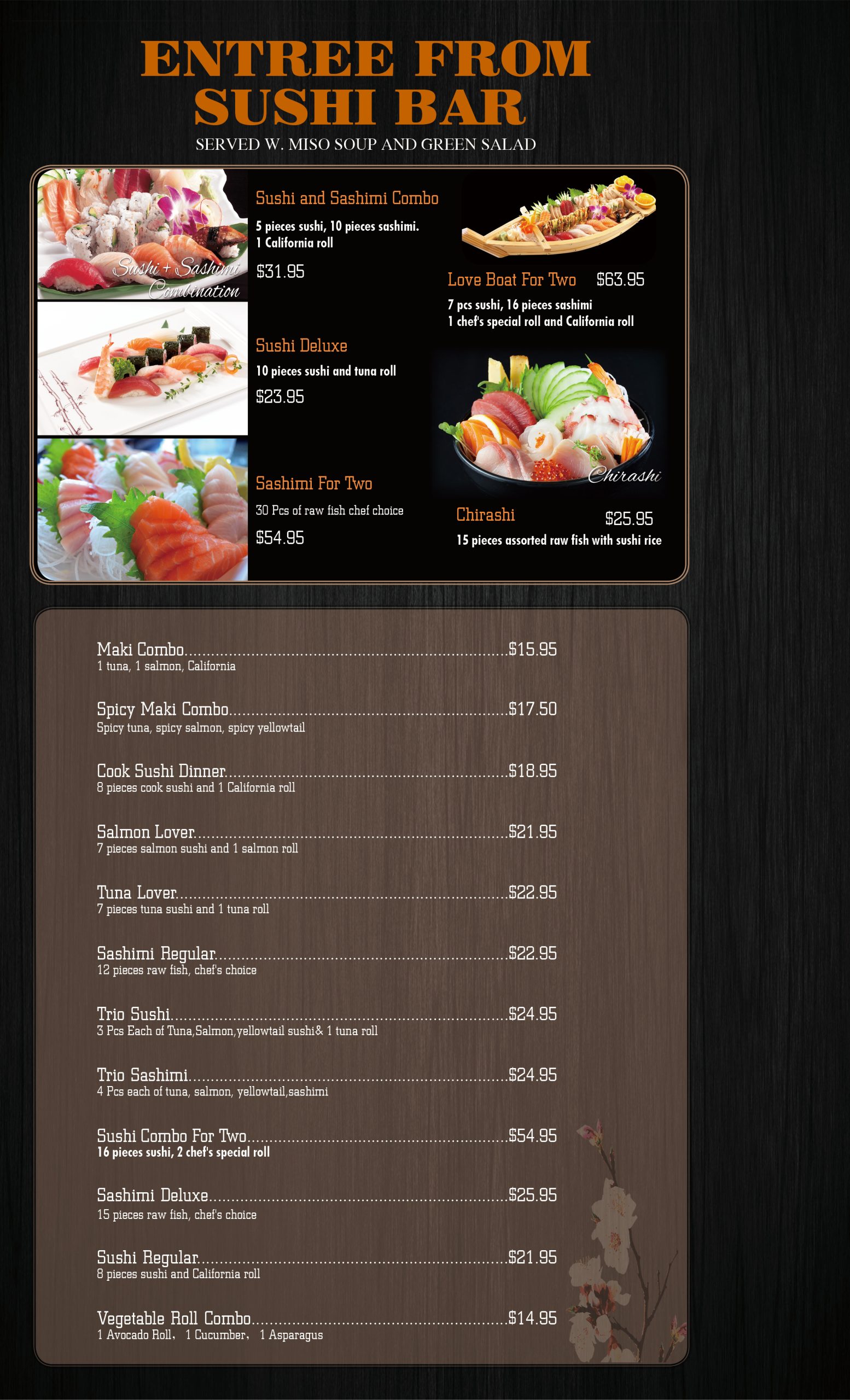 Menu - Izumi Japanese Restaurant