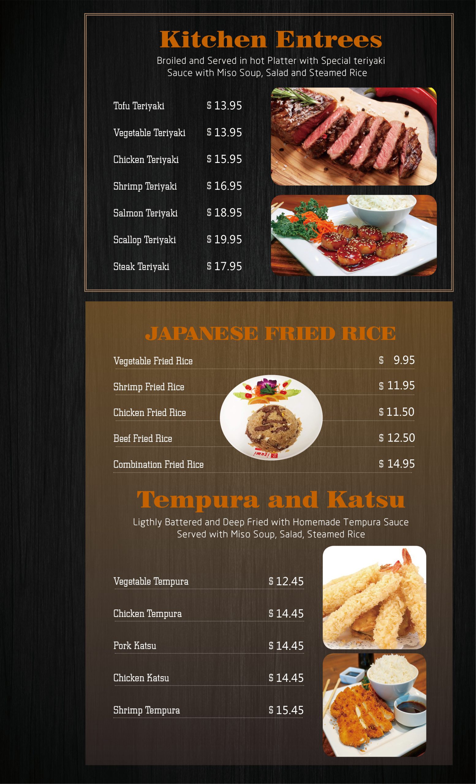 Menu - Izumi Japanese Restaurant