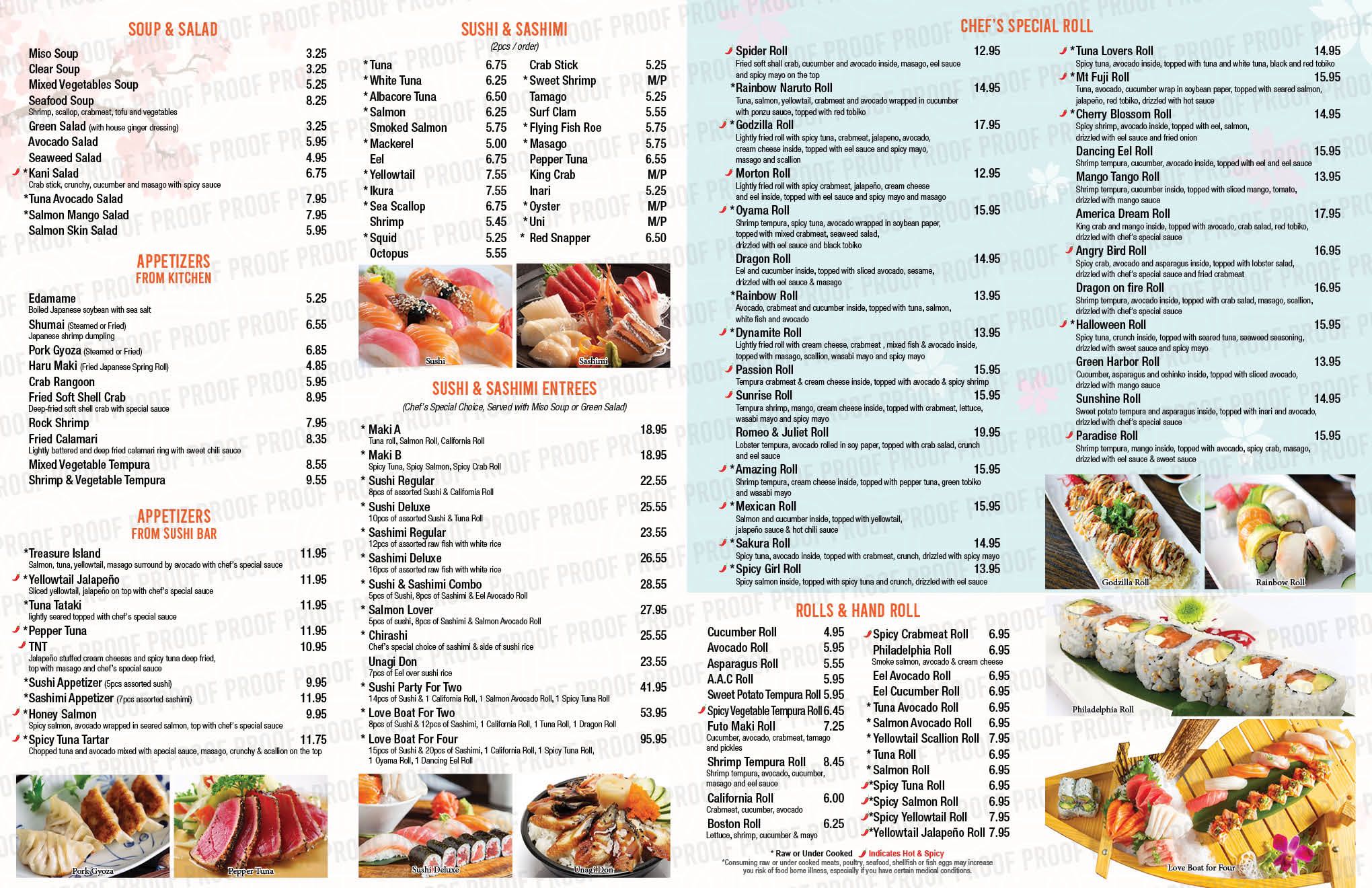 Menu - Oyama Restaurant
